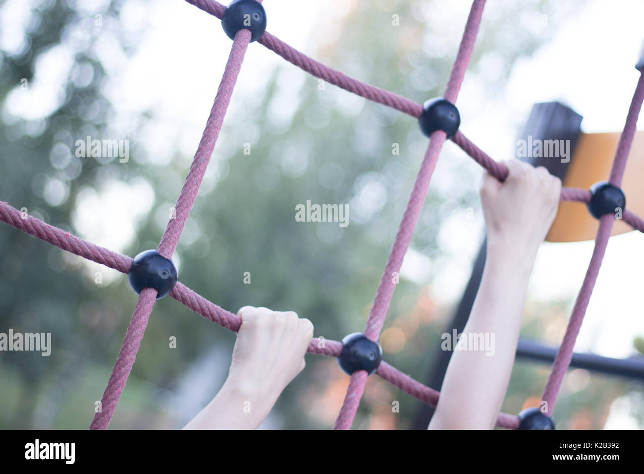 Park climbing ropes frame for chikdren and adults to climb and train ...