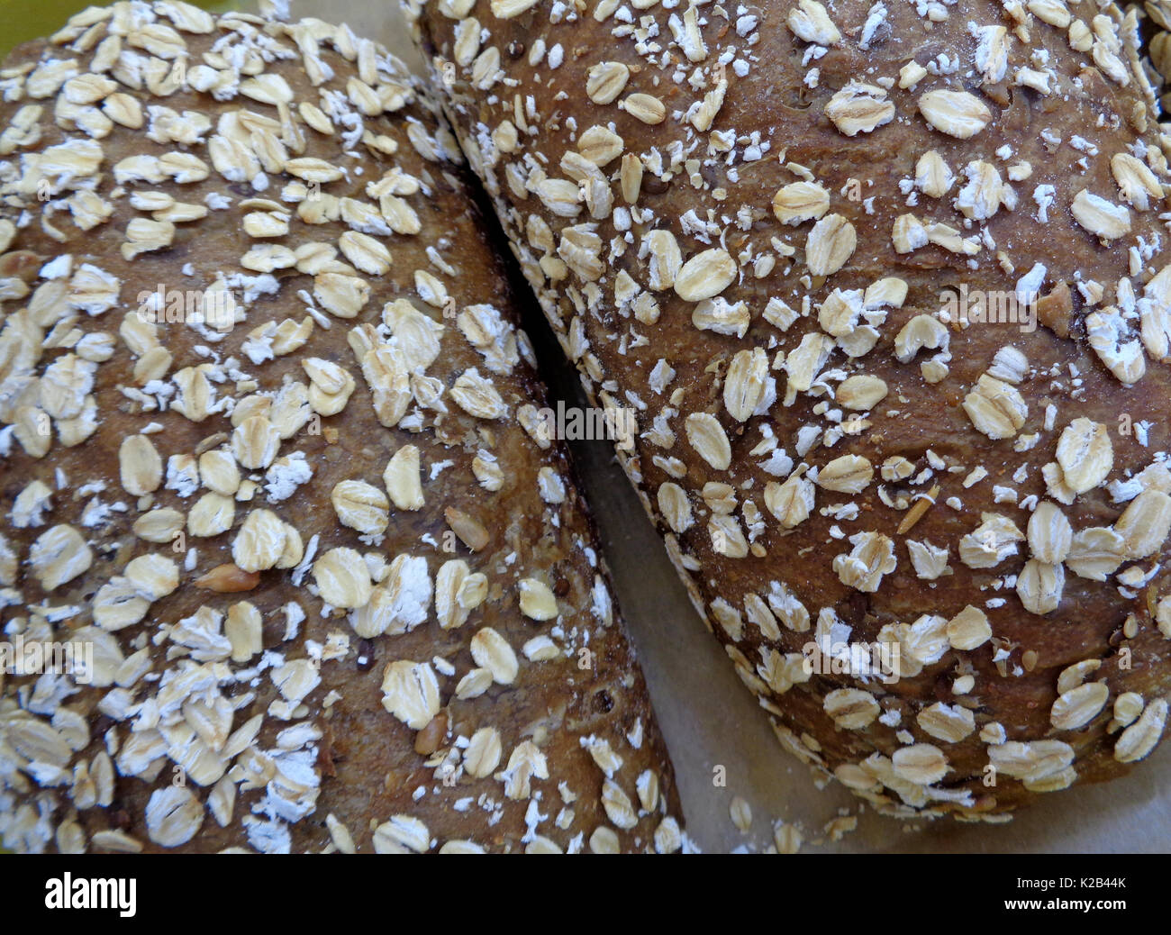 Closed up multi-grain breads, whole grain bread loaves for background ...