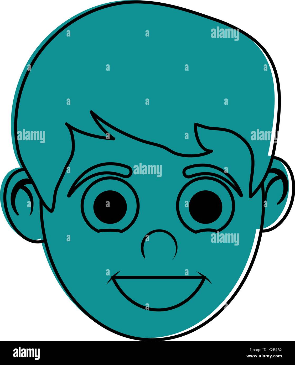 Boy cartoon icon Kid childhood little and people theme Isolated design ...