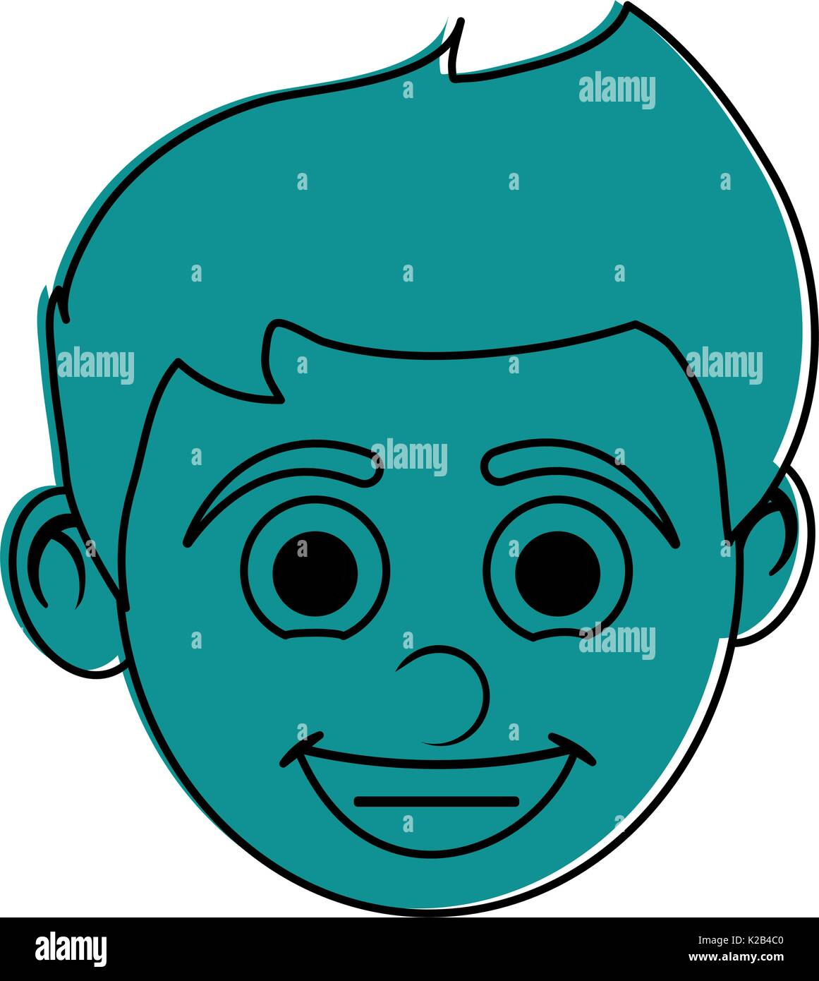 Boy cartoon icon Kid childhood little and people theme Isolated design ...