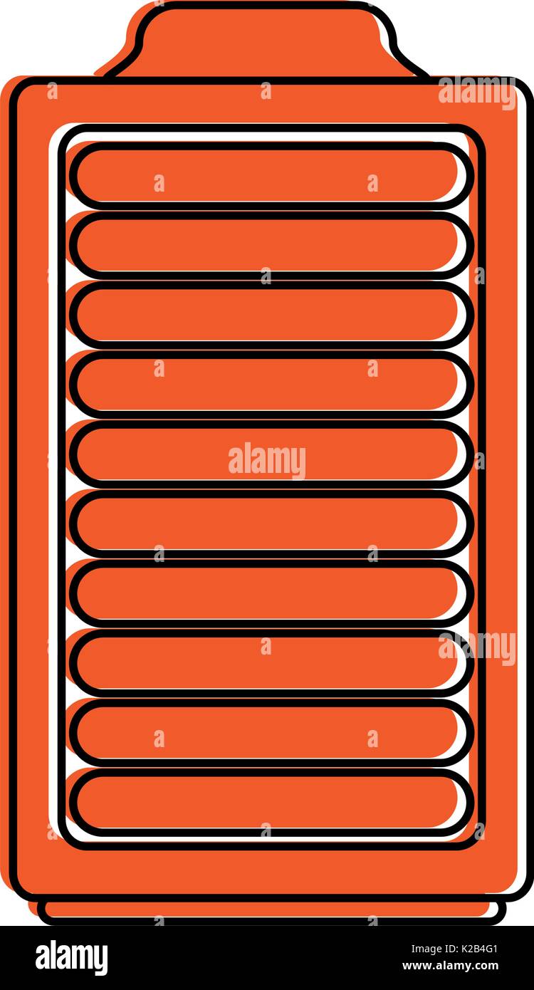 Battery icon energy power and technology theme Isolated design Vector ...