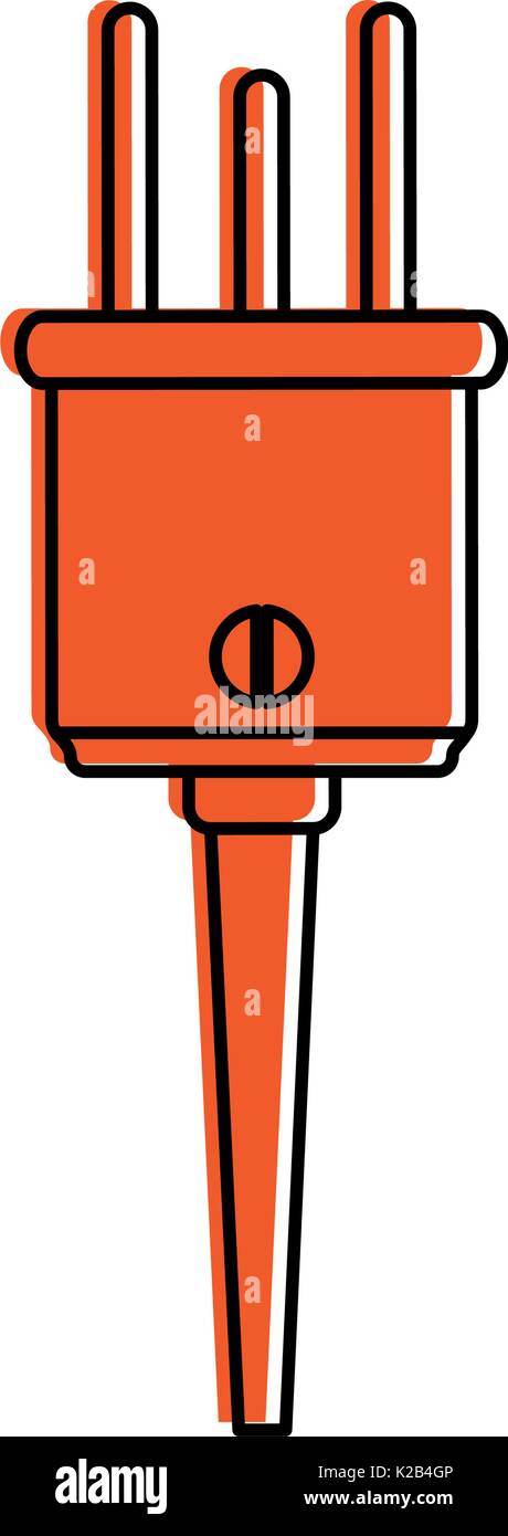 Plug icon energy power and technology theme Isolated design Vector ...