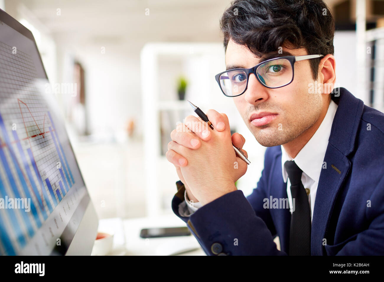 Eyeglasses handsome hi-res stock photography and images - Alamy
