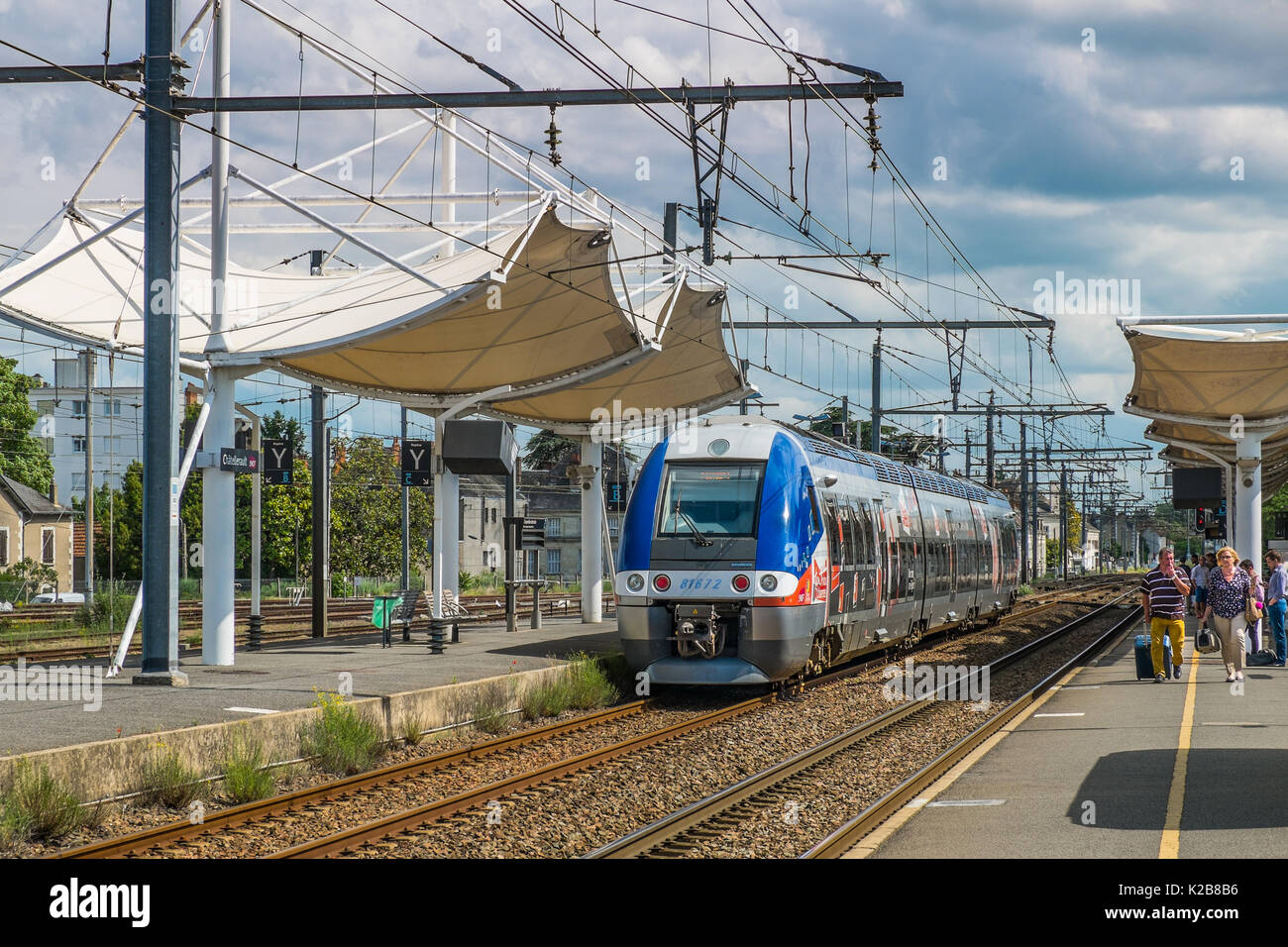 Bombardier AGC (Autorail Grande Capacité) Hybrid train, Chatellerault ...