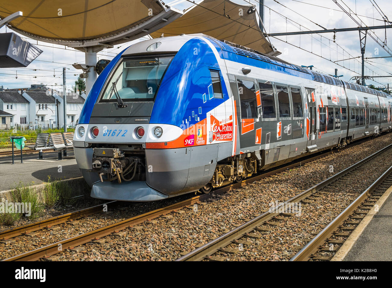 Bombardier AGC (Autorail Grande Capacité) Hybrid train, Chatellerault ...