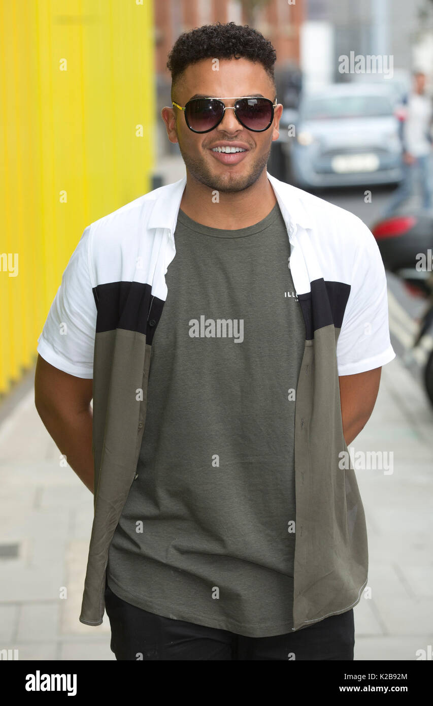 Nathan Henry from the cast of Geordie Shore attends a photocall outside ...
