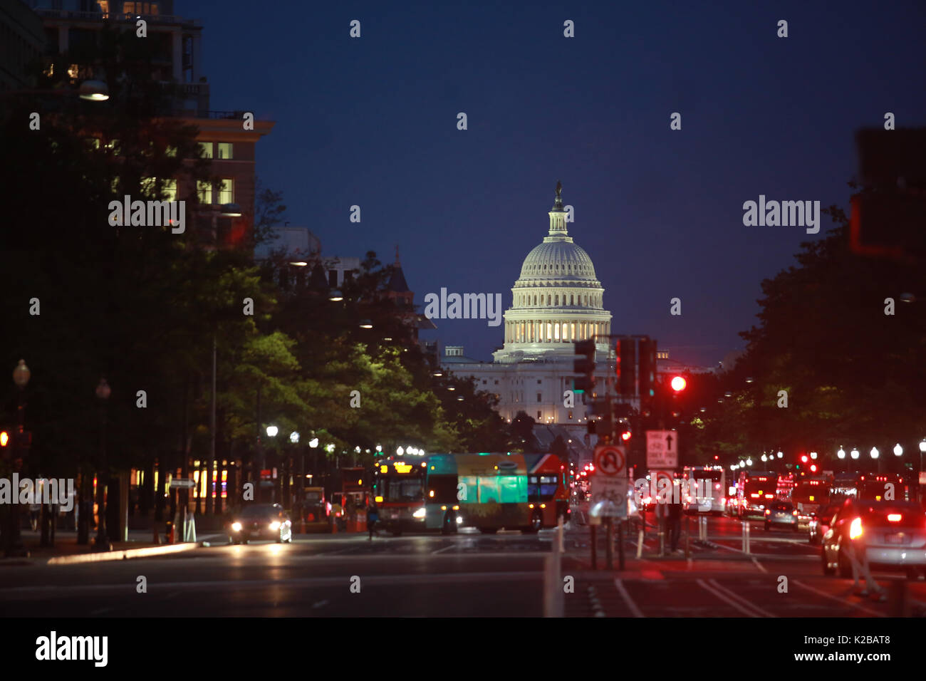 washington dc Capitol hill at night Stock Photo - Alamy