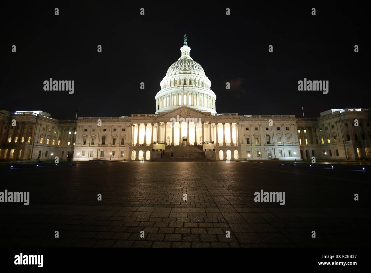 washington dc Capitol hill at night Stock Photo - Alamy