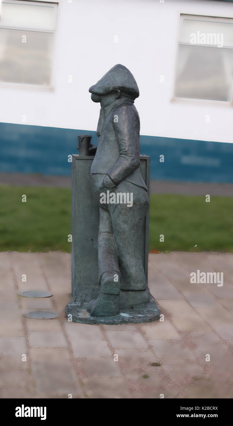 Andy Capp Cartoon Character Created by Reg Smythe bronze statue on the ...
