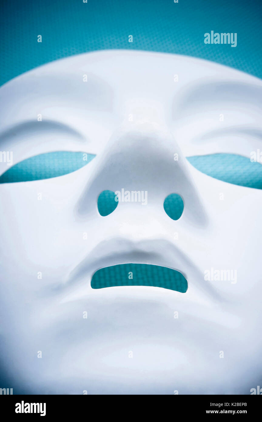 white blank mask, low angle Stock Photo - Alamy