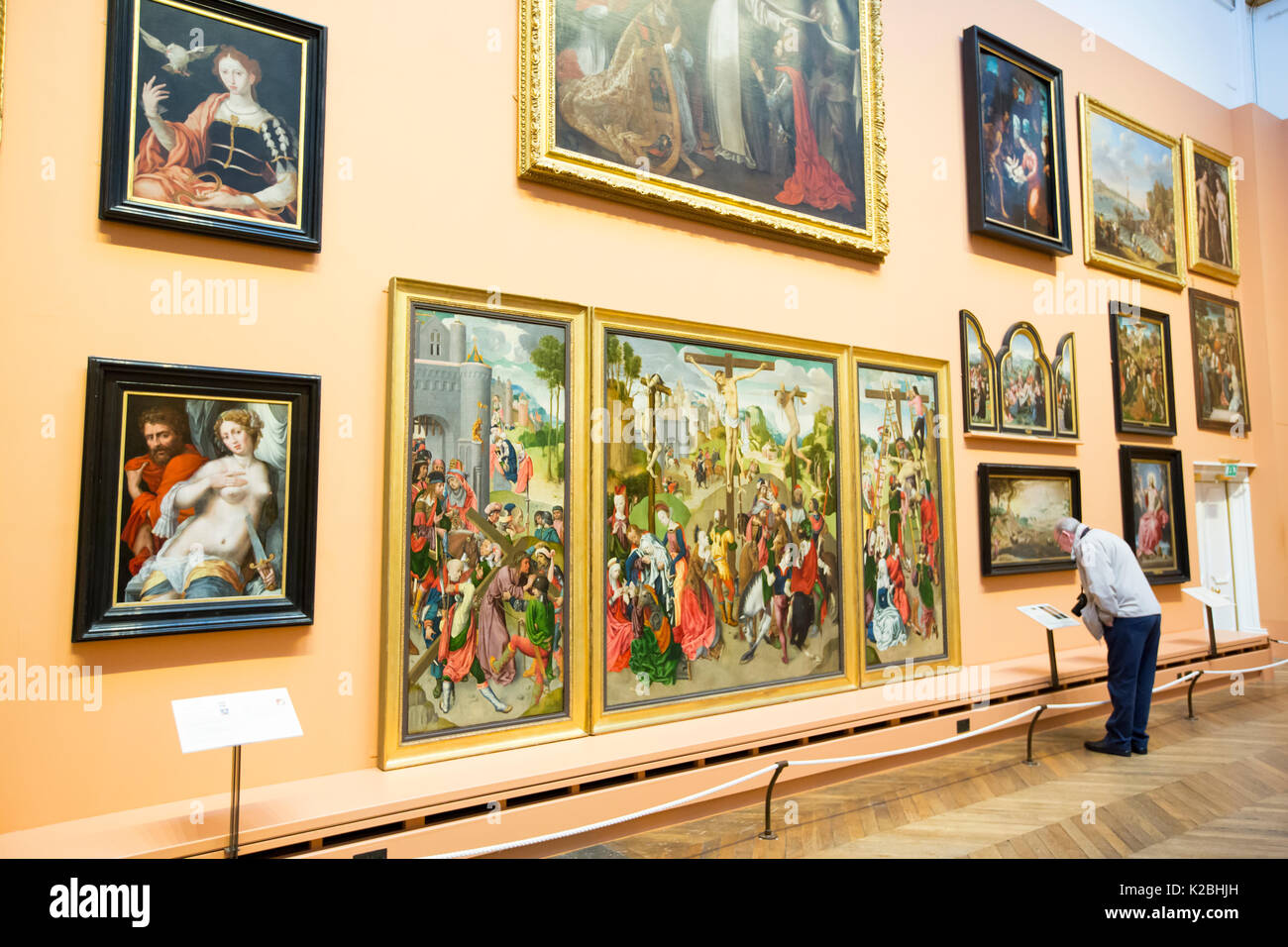 Part of the art collection in the Bowes Museum, Barnard Castle, UK ...