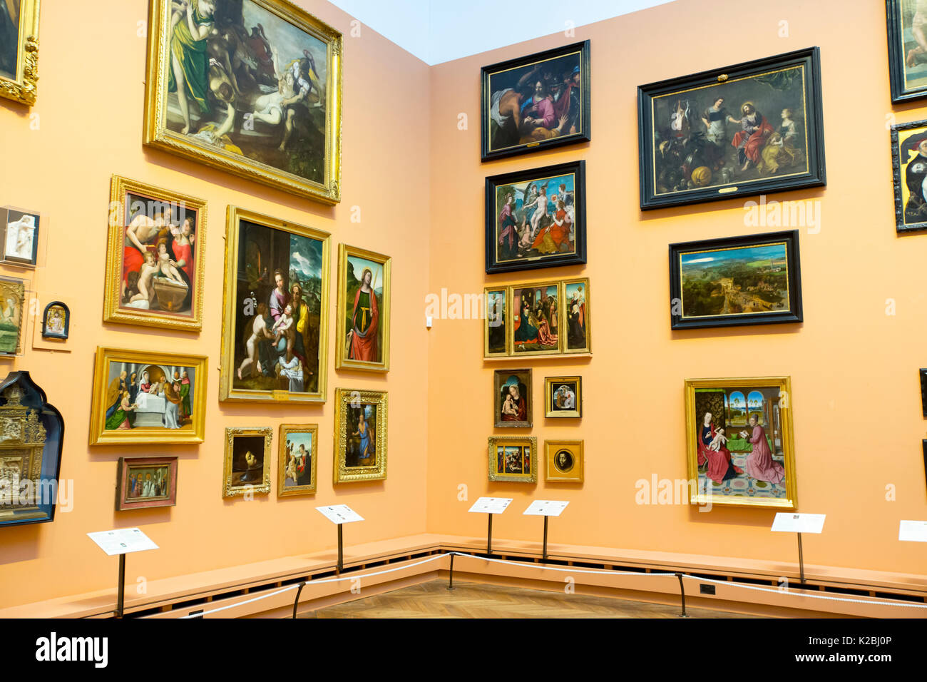 Part of the art collection in the Bowes Museum, Barnard Castle, UK ...