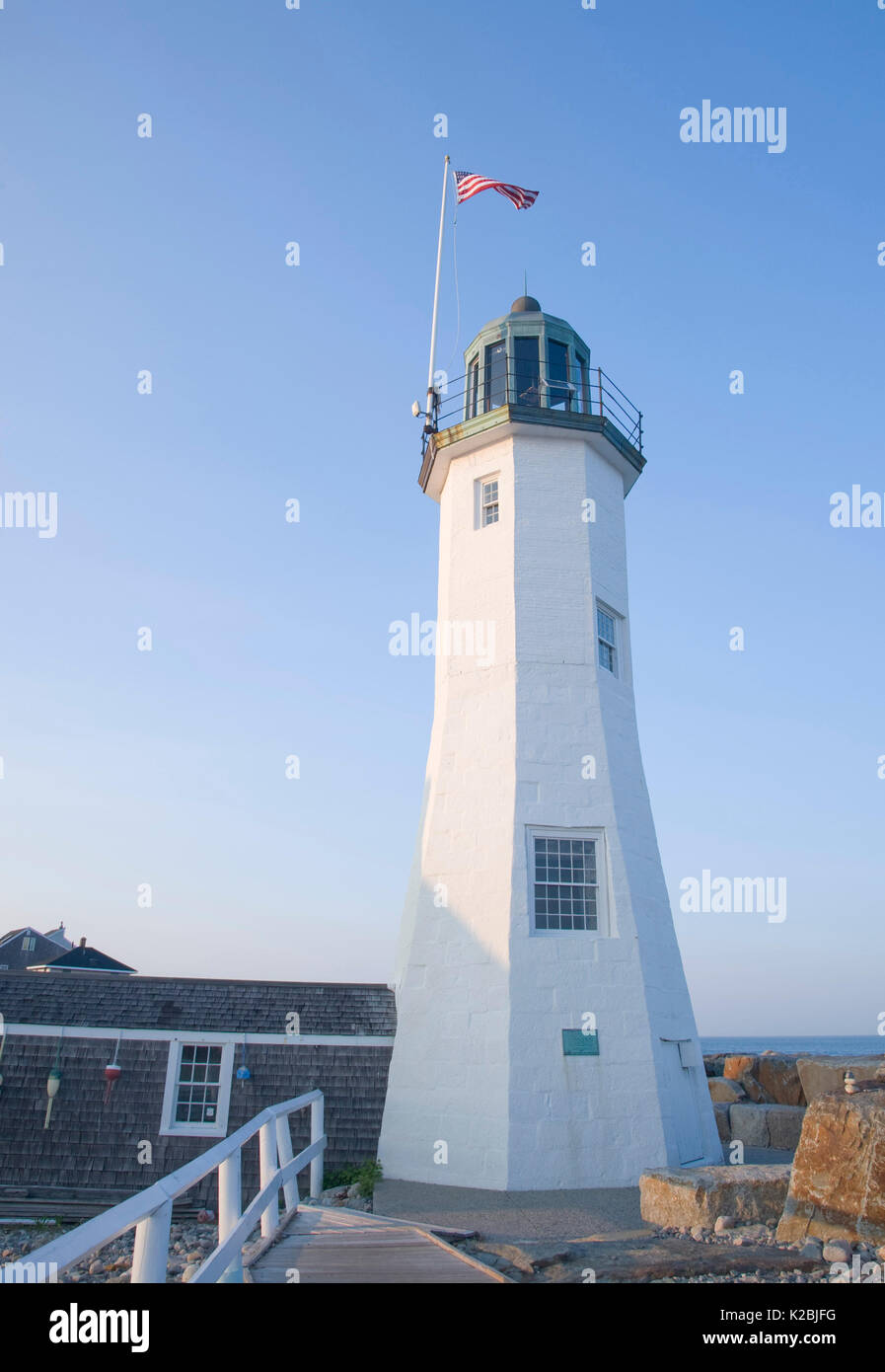 Scituate harbor light hi-res stock photography and images - Alamy