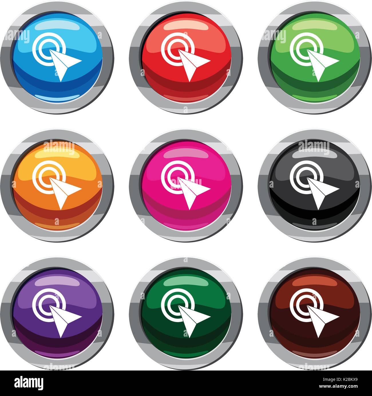 Click set 9 collection Stock Vector Image & Art - Alamy