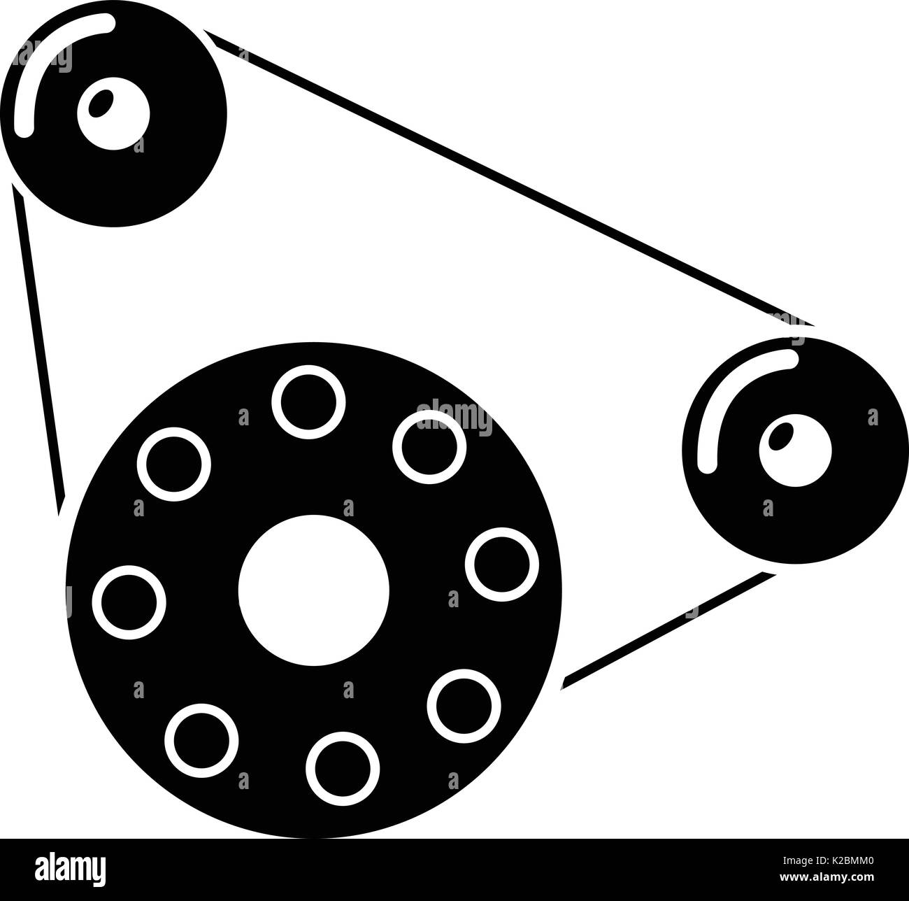 Motor icon, simple black style Stock Vector Image & Art - Alamy