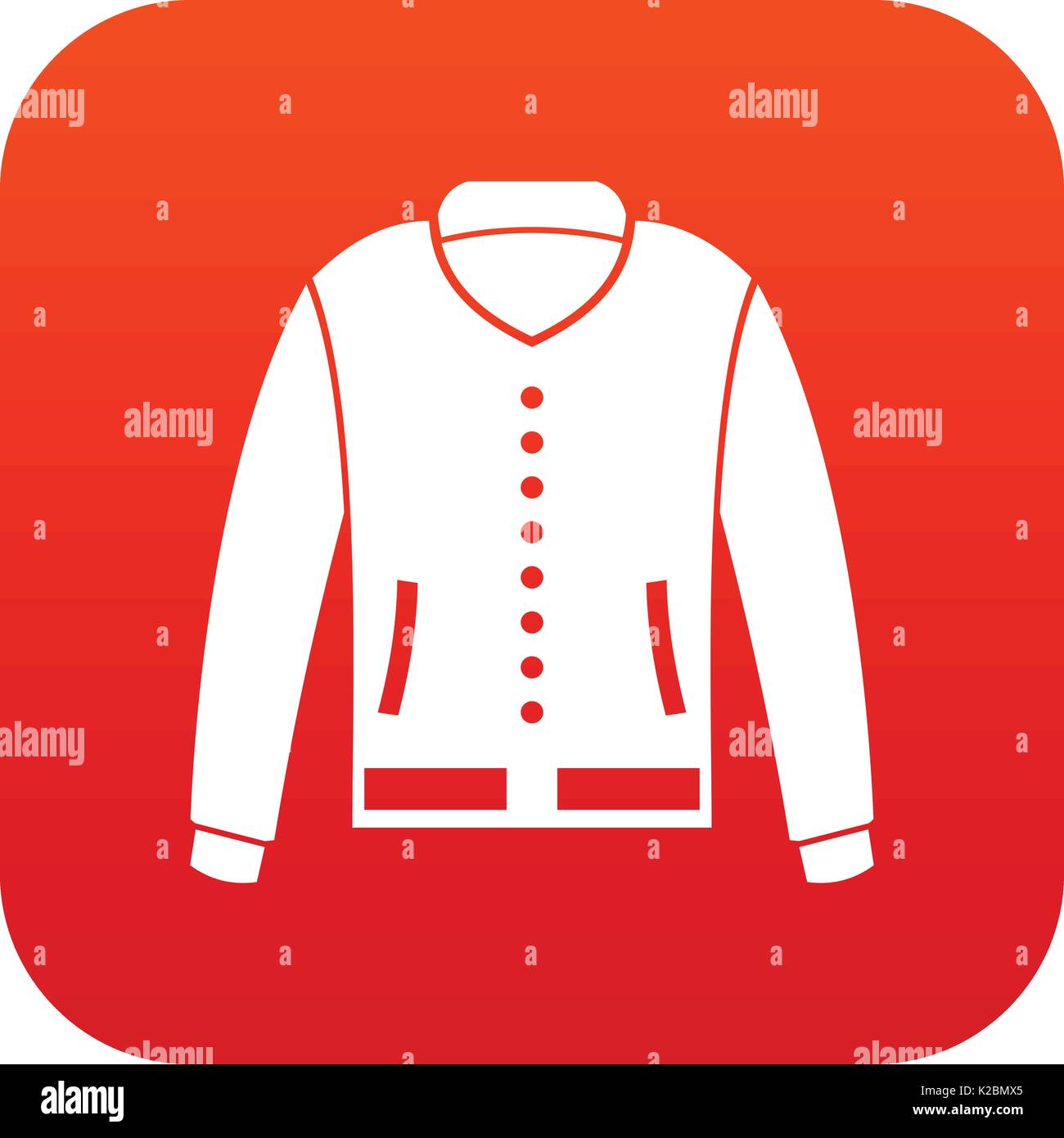 Red baseball jacket Stock Vector Images - Alamy