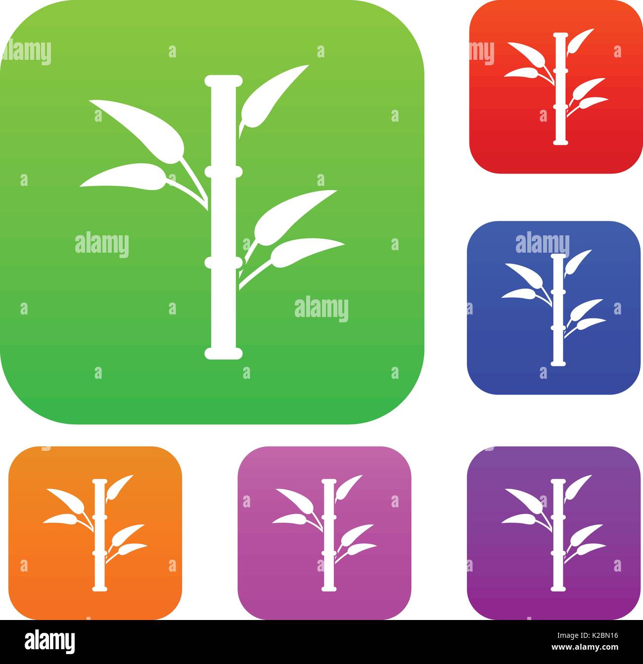 Bamboo set collection Stock Vector Image & Art - Alamy