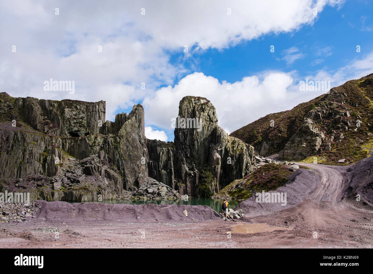 Moel tryfan slate quarry hi-res stock photography and images - Alamy