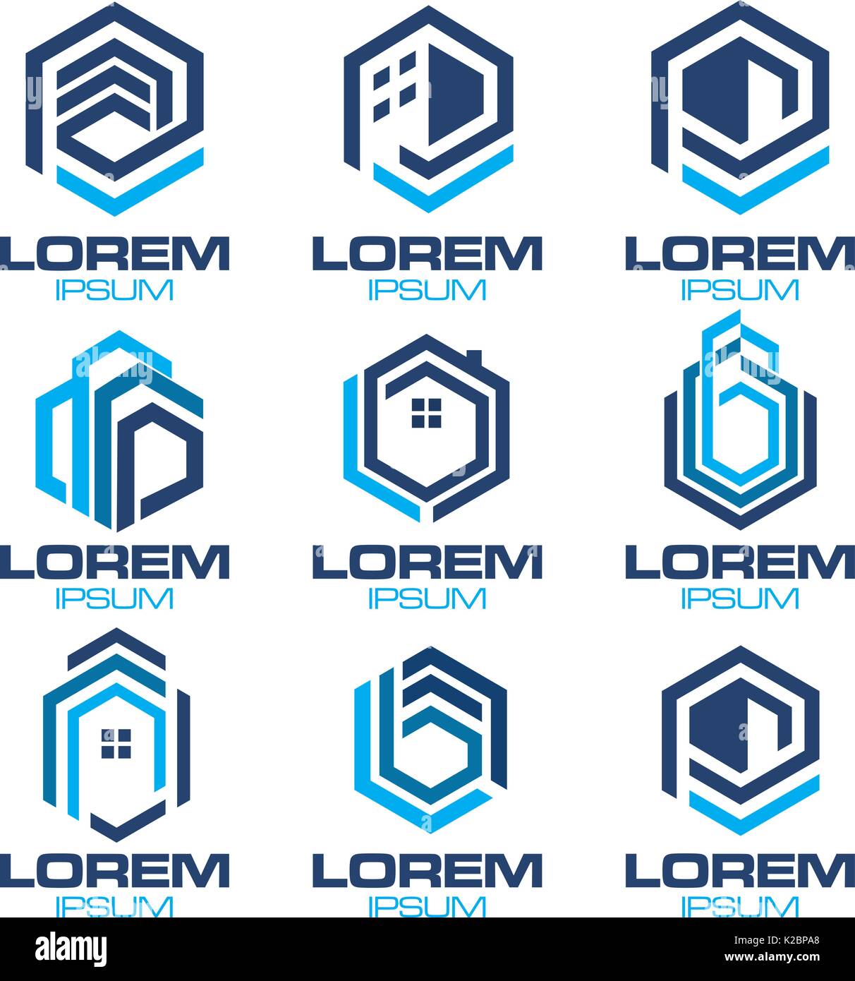 Hexagonal window Stock Vector Images - Alamy