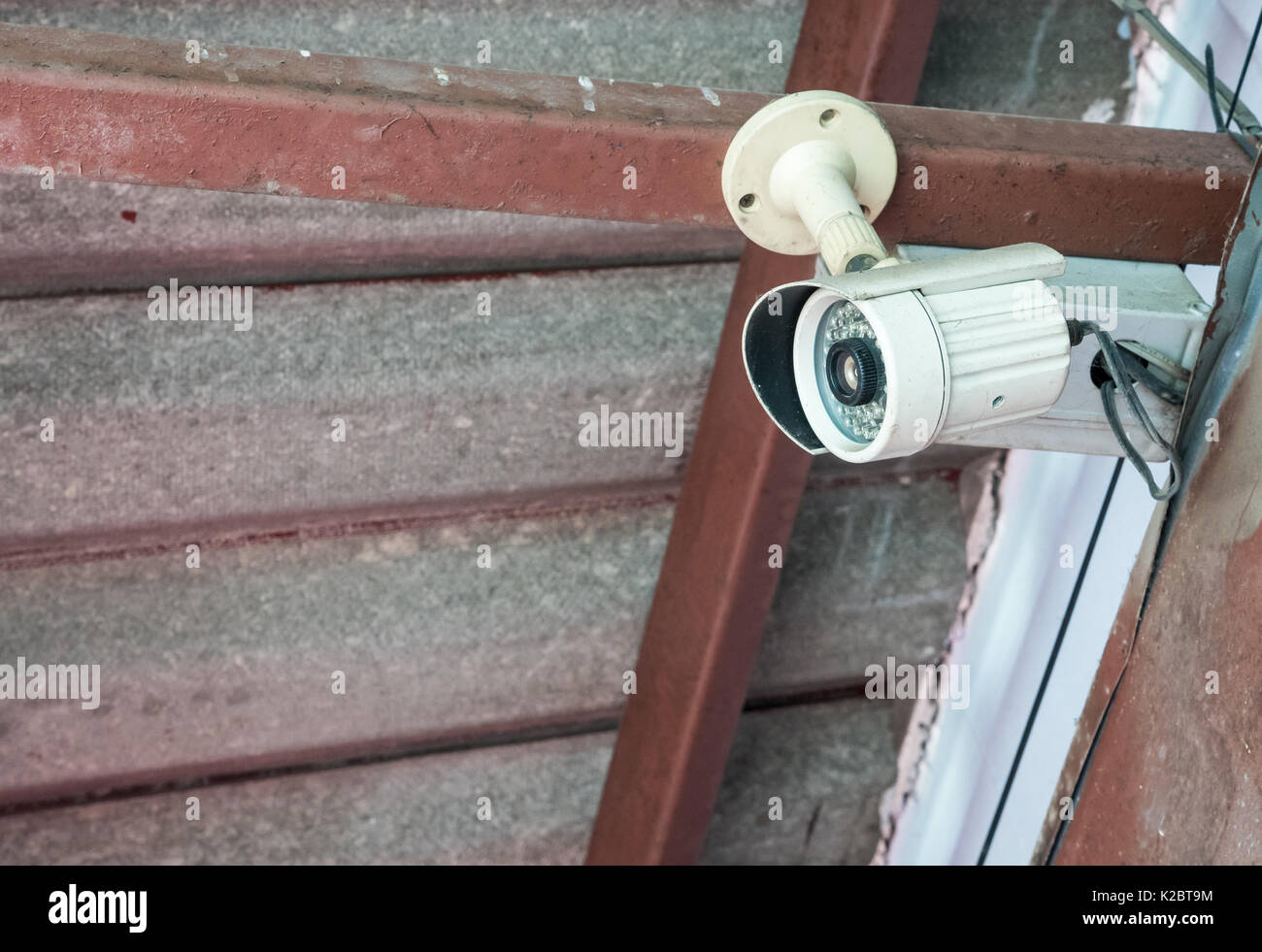 Security surveillance camera in the compact size for watching around ...