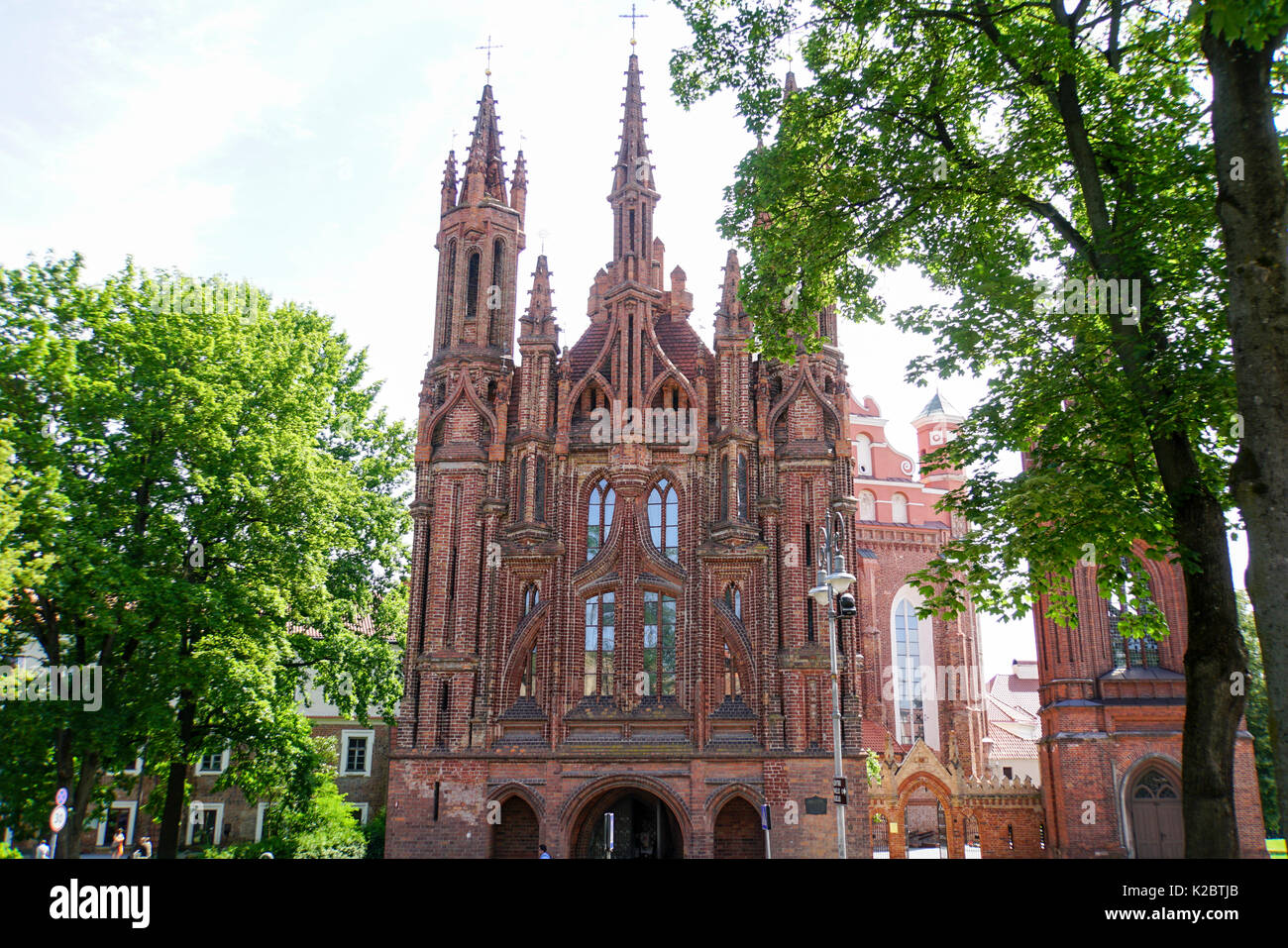 Church of St. Anne, Vilnius, Lithuania Stock Photo - Alamy