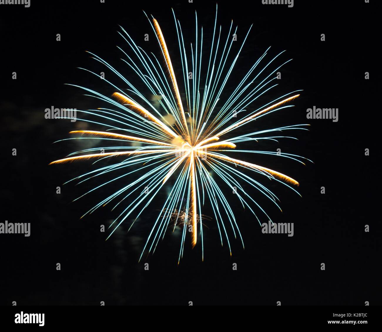 Fireworks burst in the air on 4th of July Stock Photo - Alamy