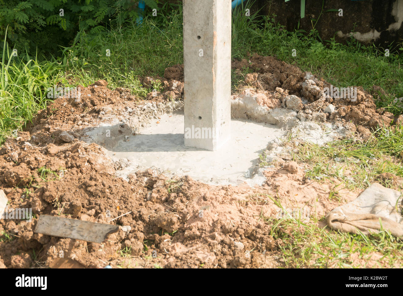 Electrician repair of electric poles. The electric poles supporting ...