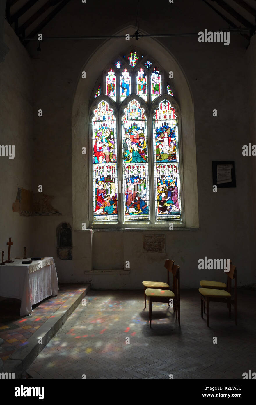 Interior of St Martin's Church, Colchester, Essex Stock Photo - Alamy