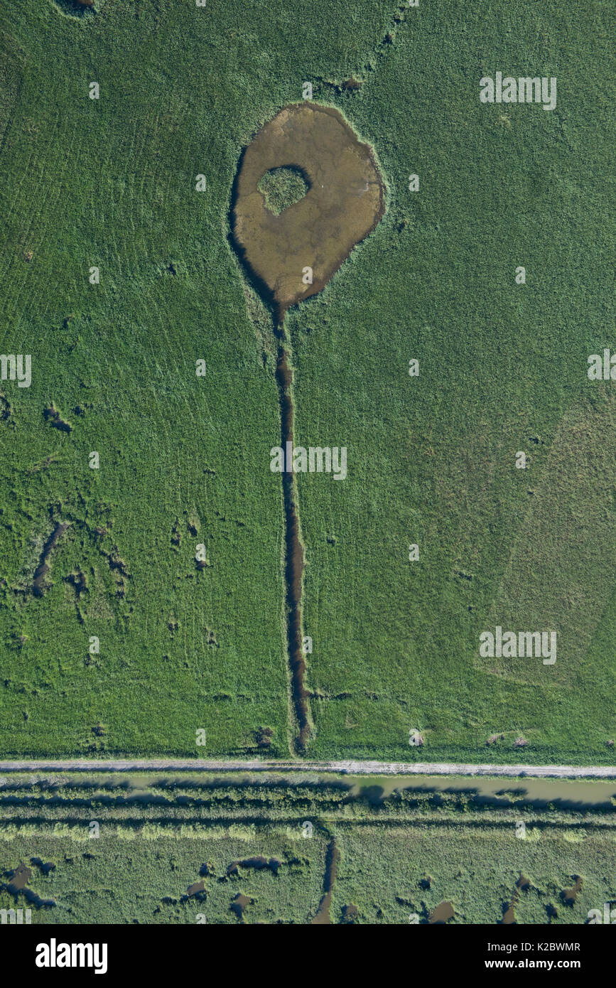 Aerial view of marsh hi-res stock photography and images - Alamy