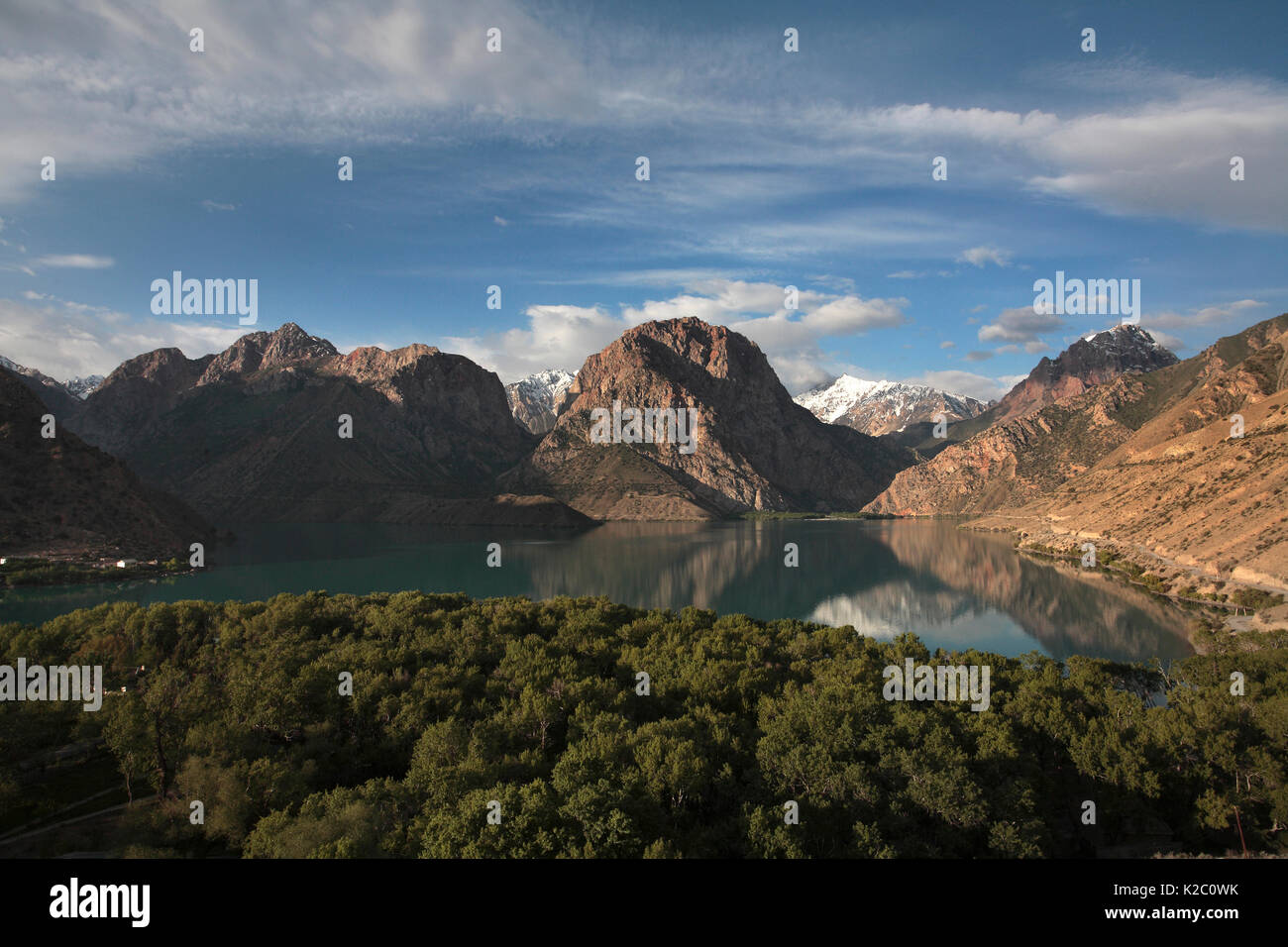 Issyk-Kul Lake in Fansky Mountains, Pamiro-Alai Mountainous Region ...