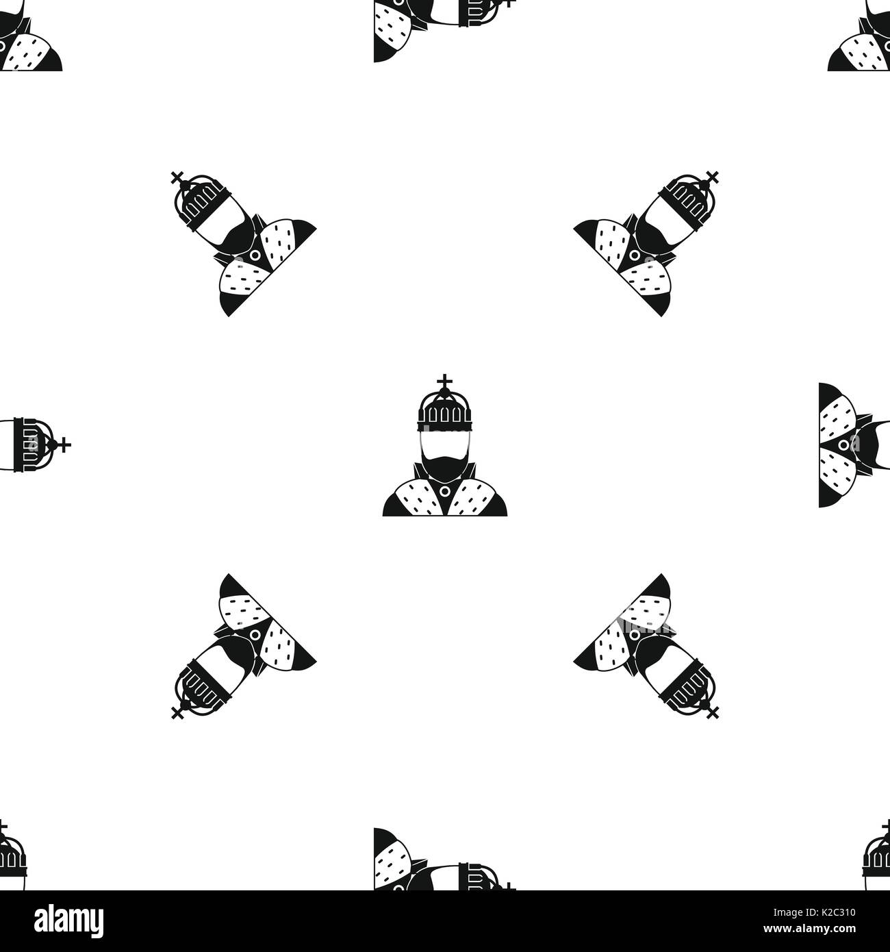 King pattern seamless black Stock Vector Image & Art - Alamy