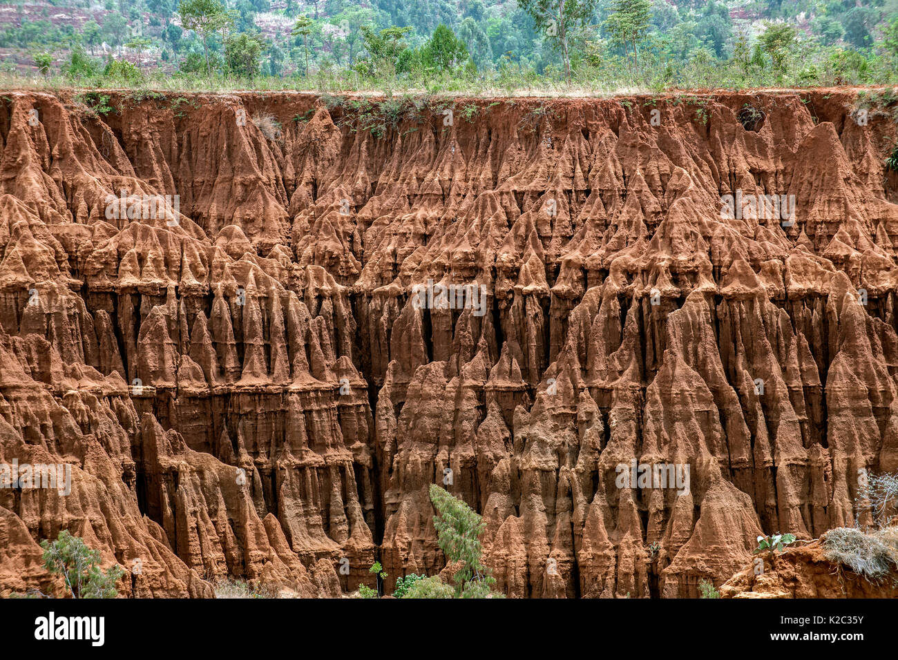 Sandstone Cliffs called 'New York' near Gesergio, Konso Special Woreda ...