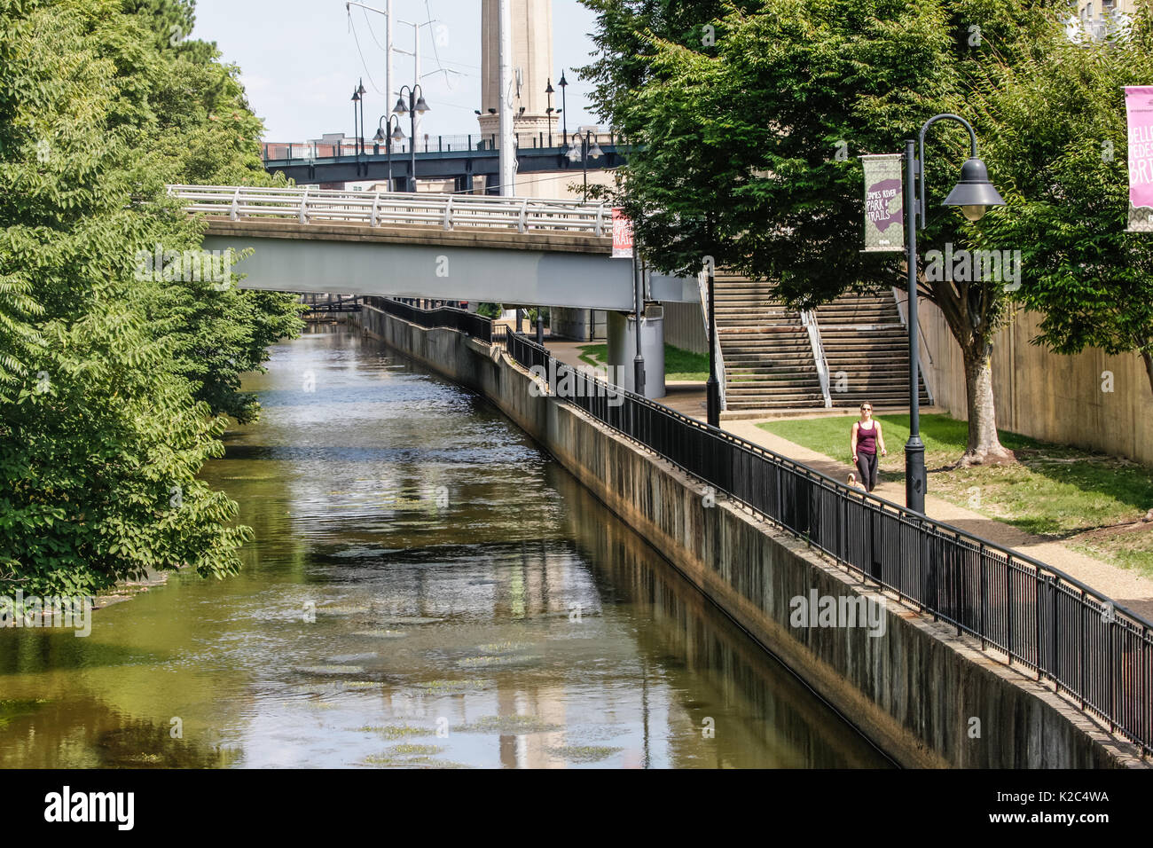 Canal Walk, Richmond, Virginia - August 2017 Stock Photo - Alamy