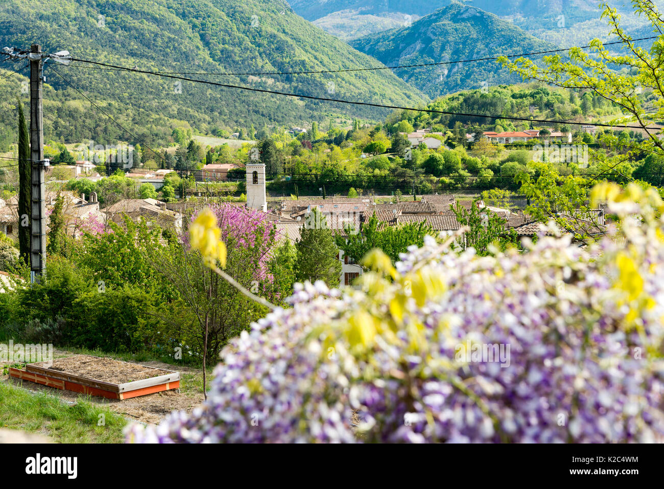 Saillans village view in holidays hi-res stock photography and images ...