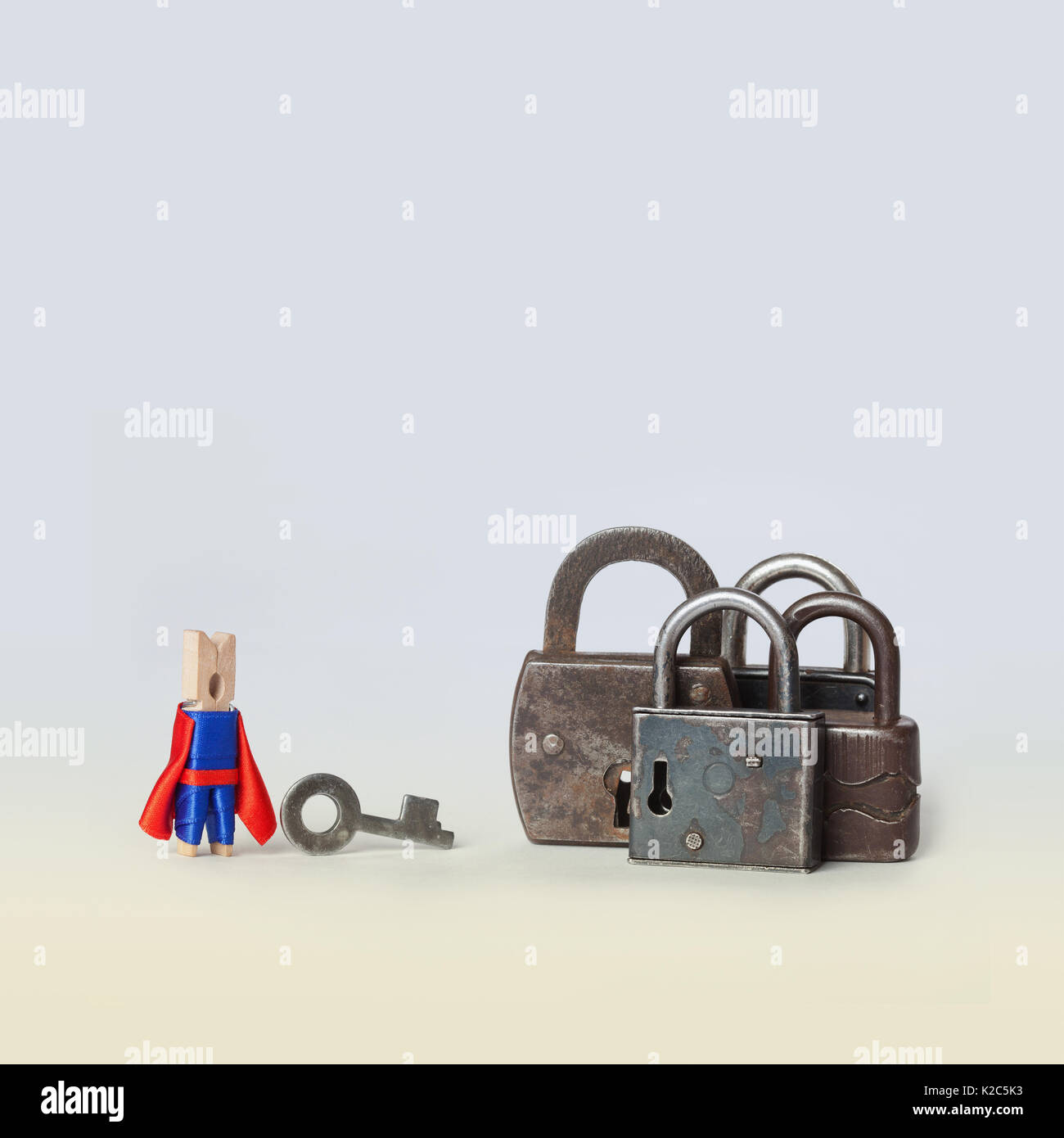 Character Padlock High Resolution Stock Photography and Images - Alamy