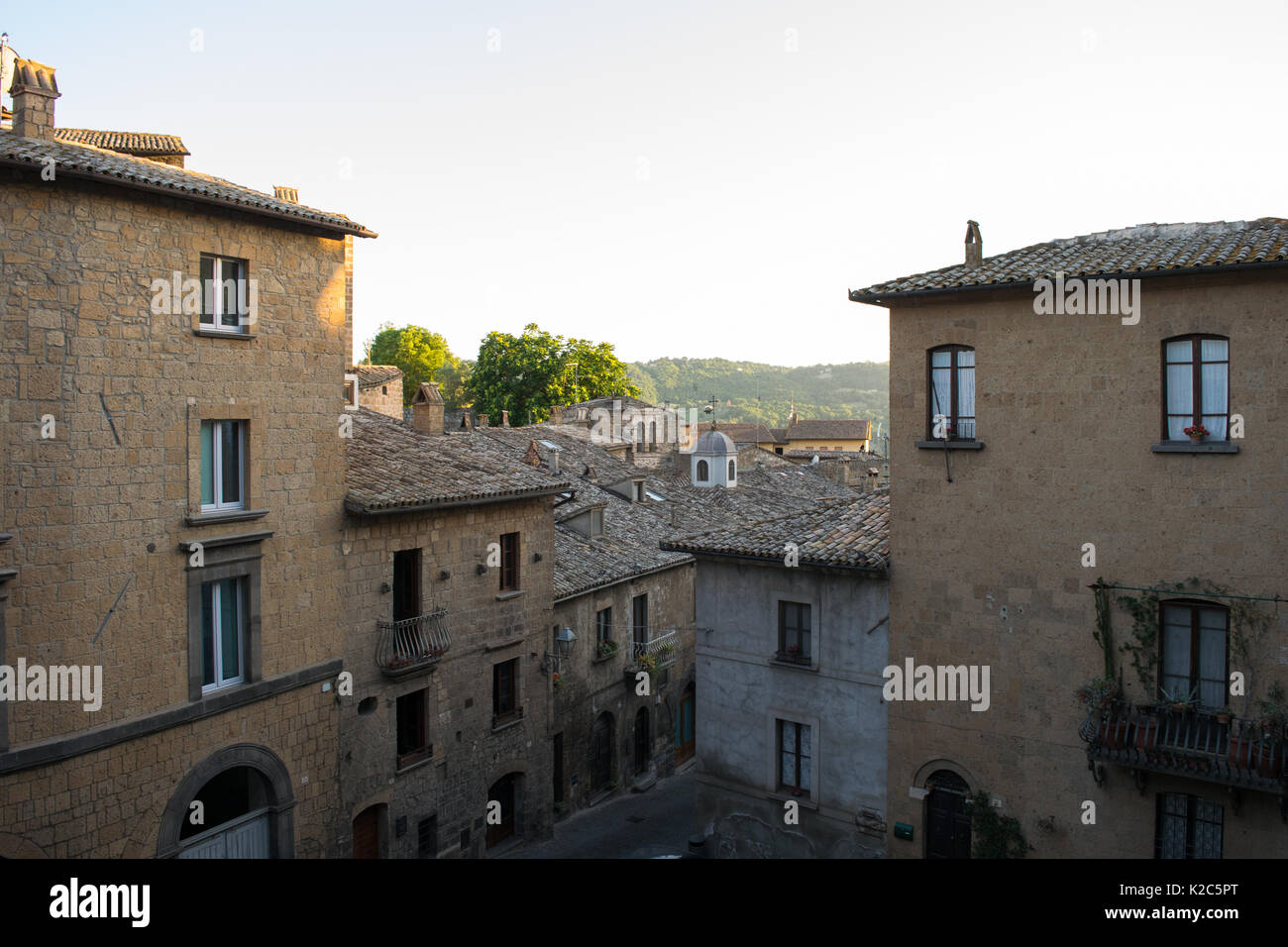 Old houses, buildings and streets in the peaceful and quite town of ...