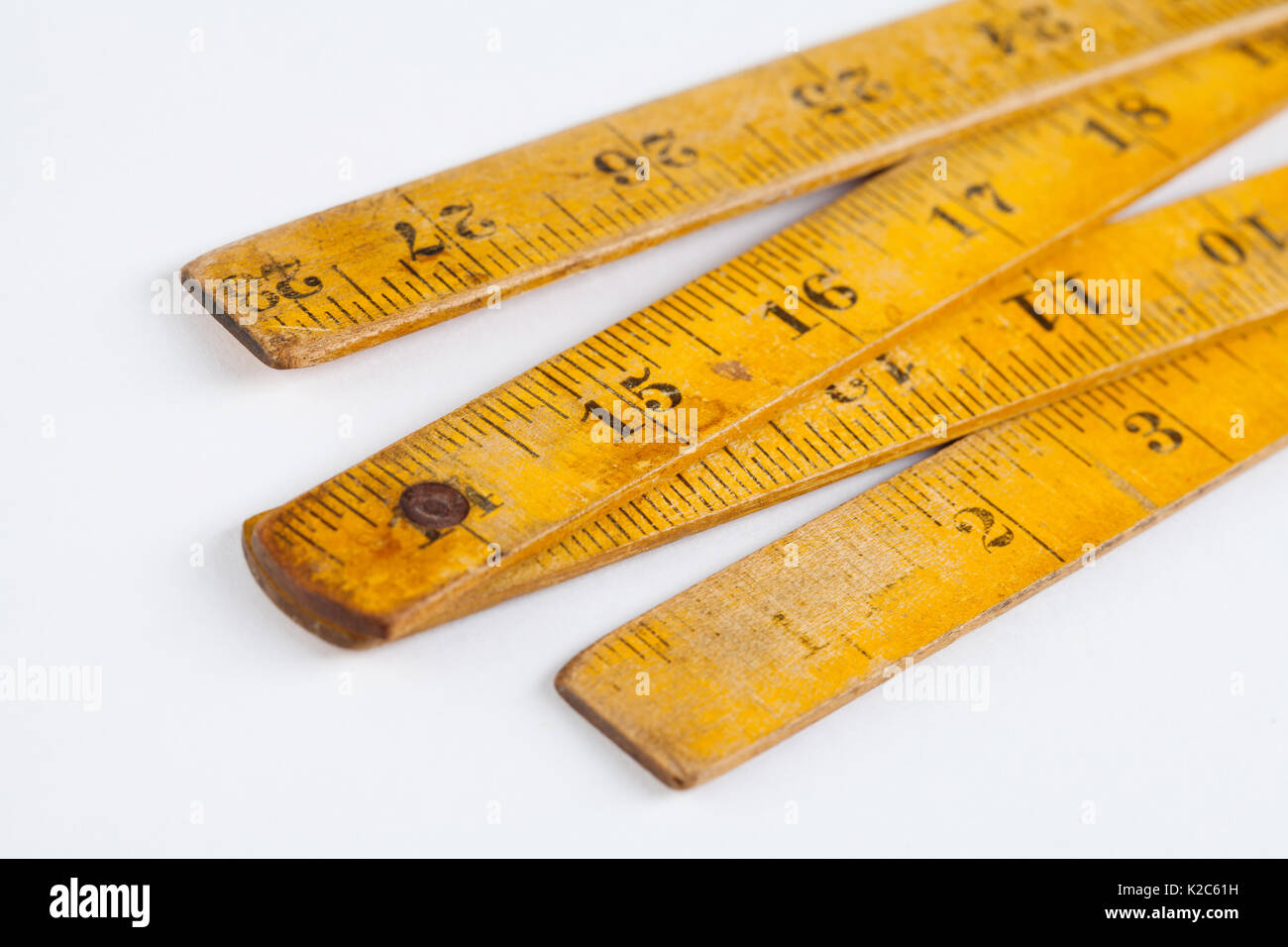 White depth measuring ruler hi-res stock photography and images - Alamy