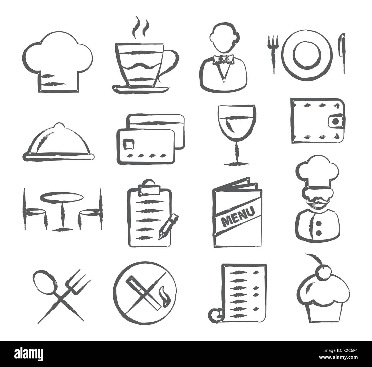 Card restaurant Black and White Stock Photos & Images - Alamy