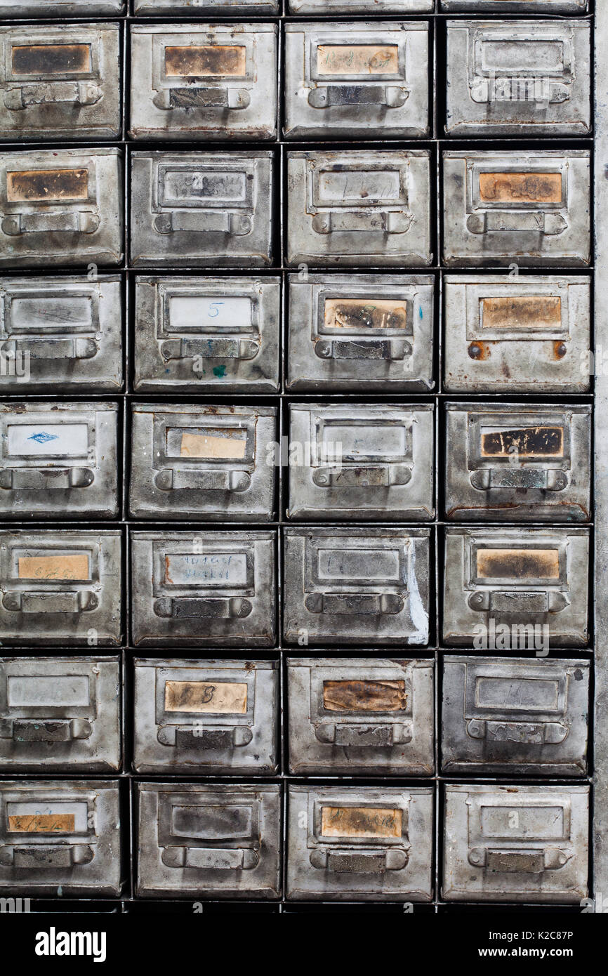 Antique document box hi-res stock photography and images - Alamy