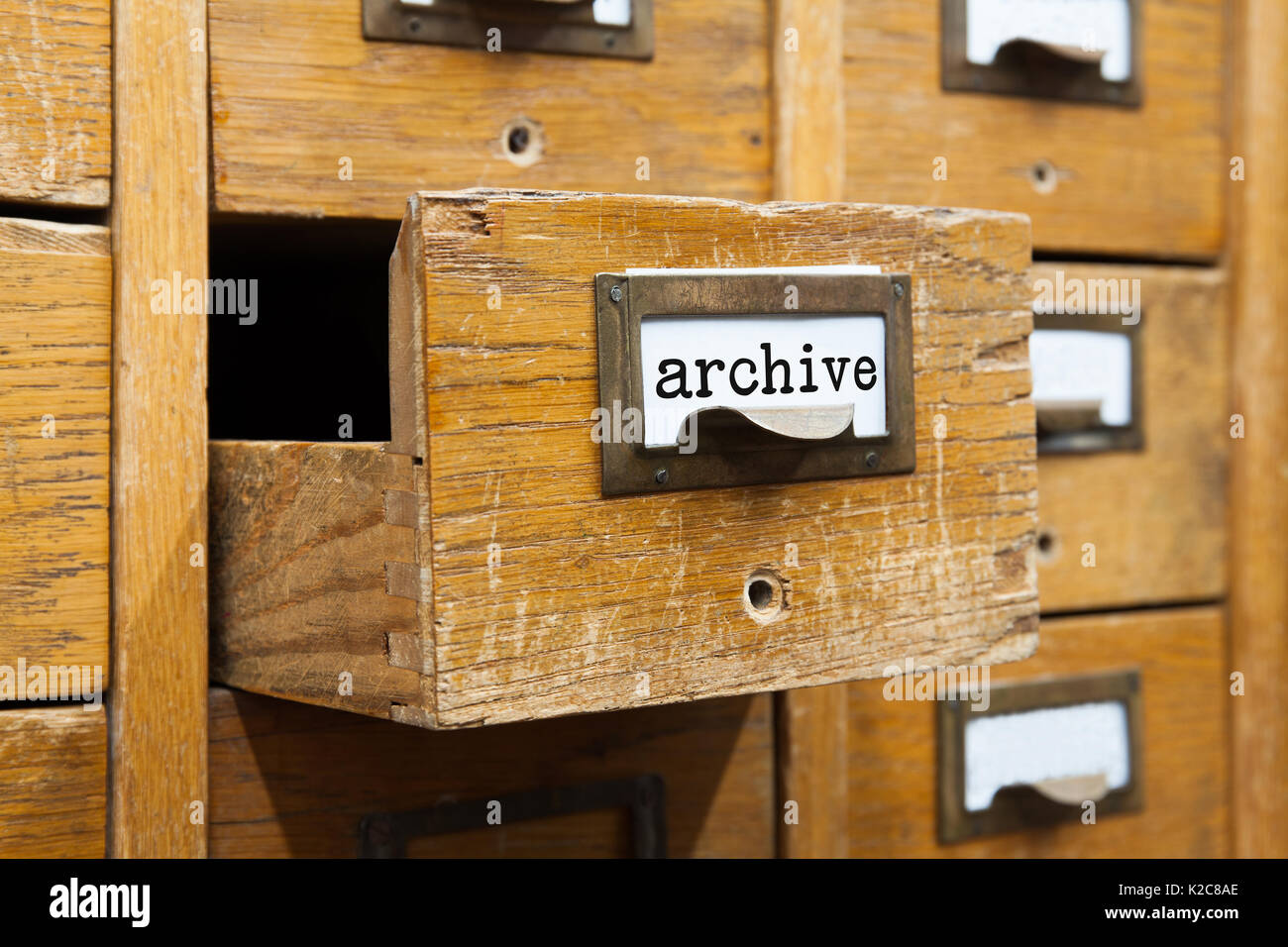 Old filing system hi-res stock photography and images - Alamy