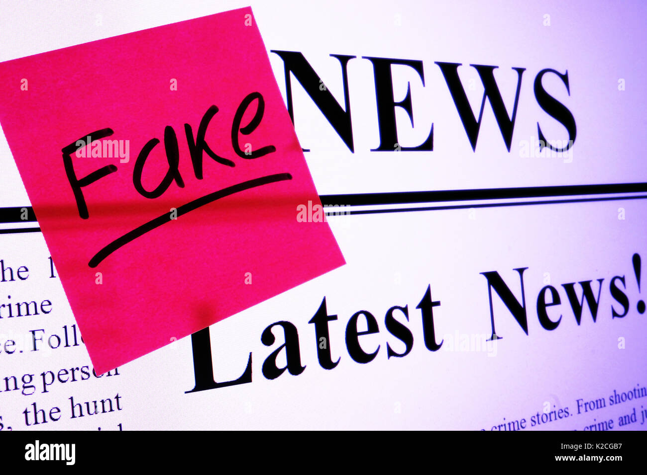 Fake news hi-res stock photography and images - Alamy