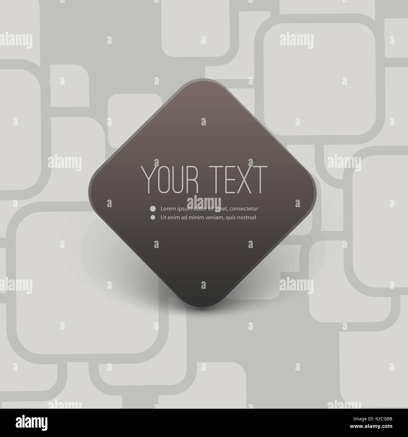 Abstract Background with Minimal Round Corner Square Text Box Design ...