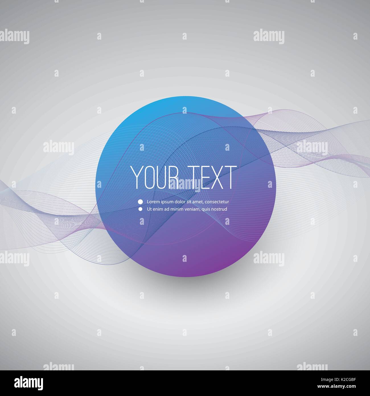 Abstract Wavy Lines Background with Minimal Round Text Box Design ...
