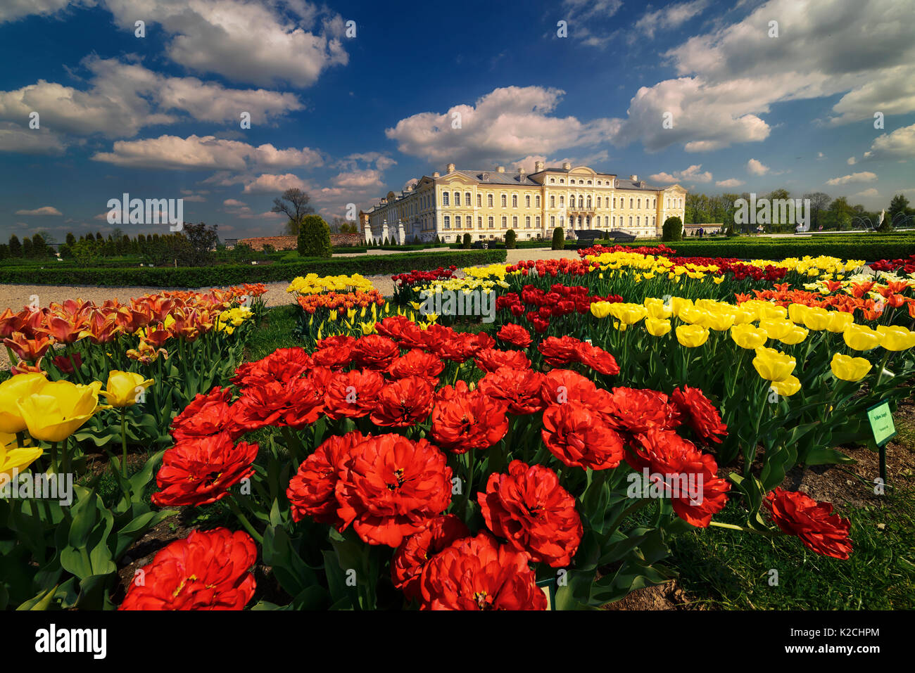 Rundale Palace and Grounds in Latvia Stock Photo - Alamy