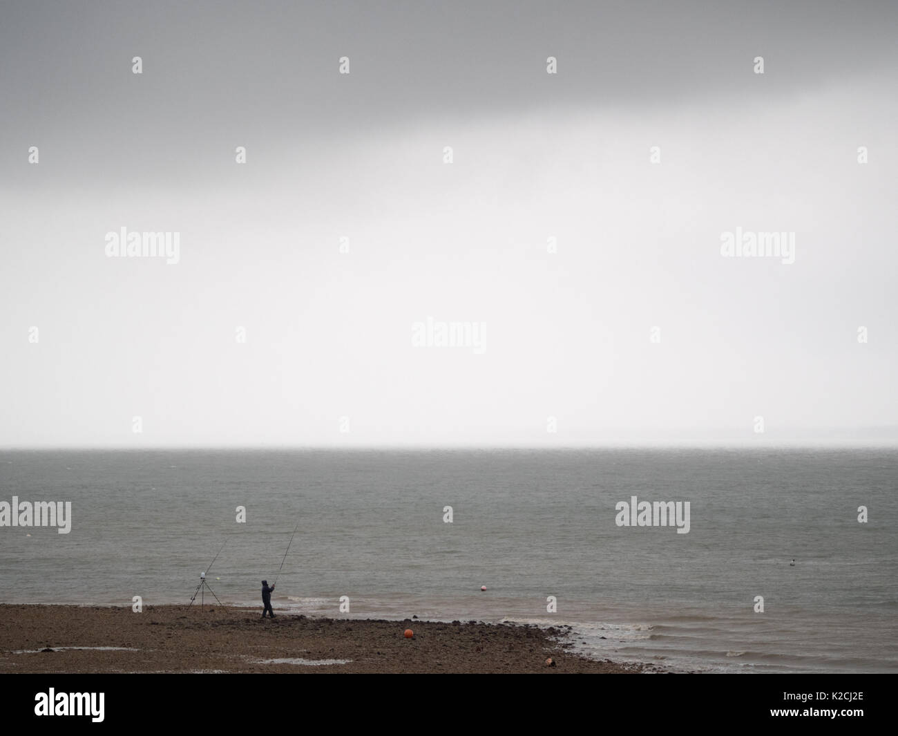 Fishing in bad weather hi-res stock photography and images - Alamy