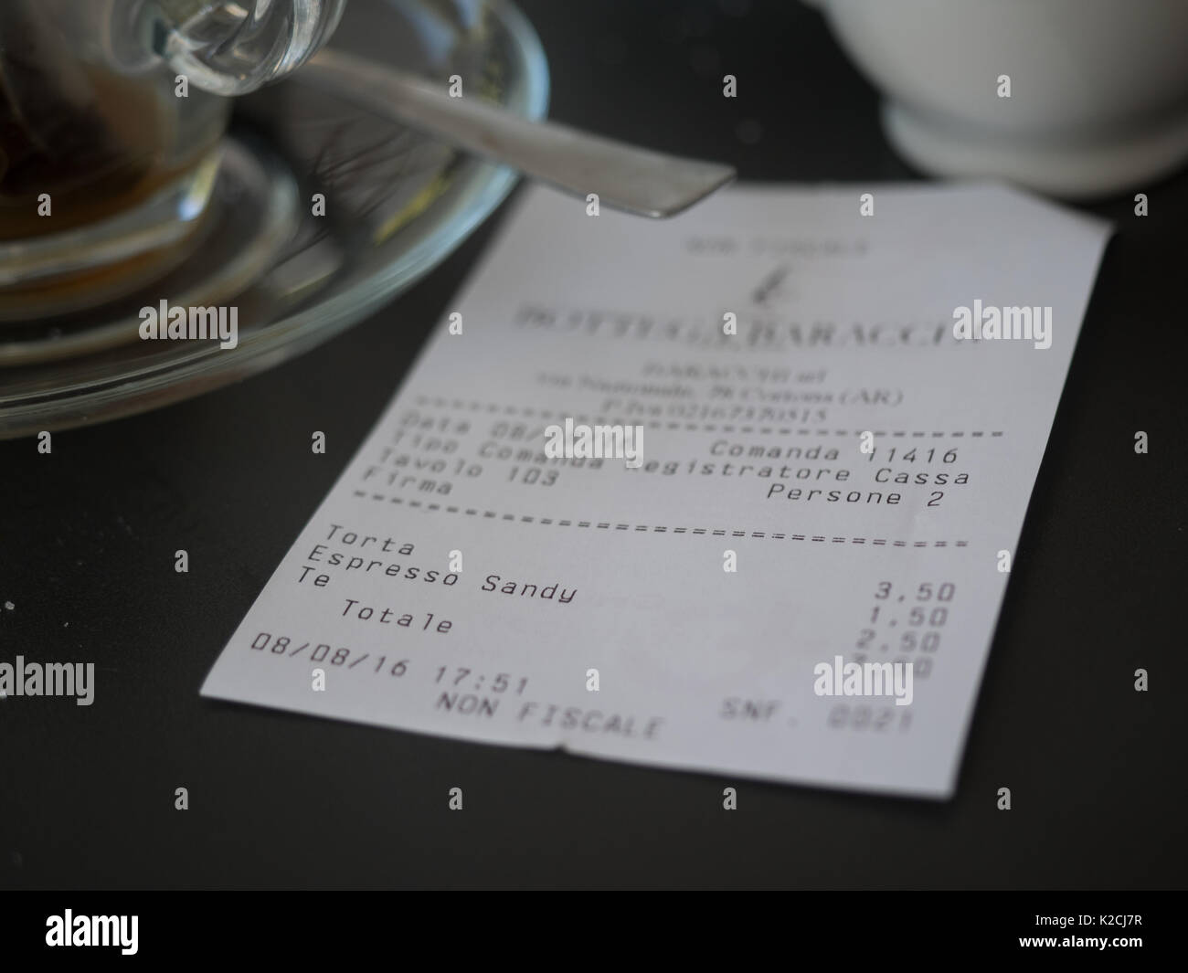 Itemised bill hi-res stock photography and images - Alamy