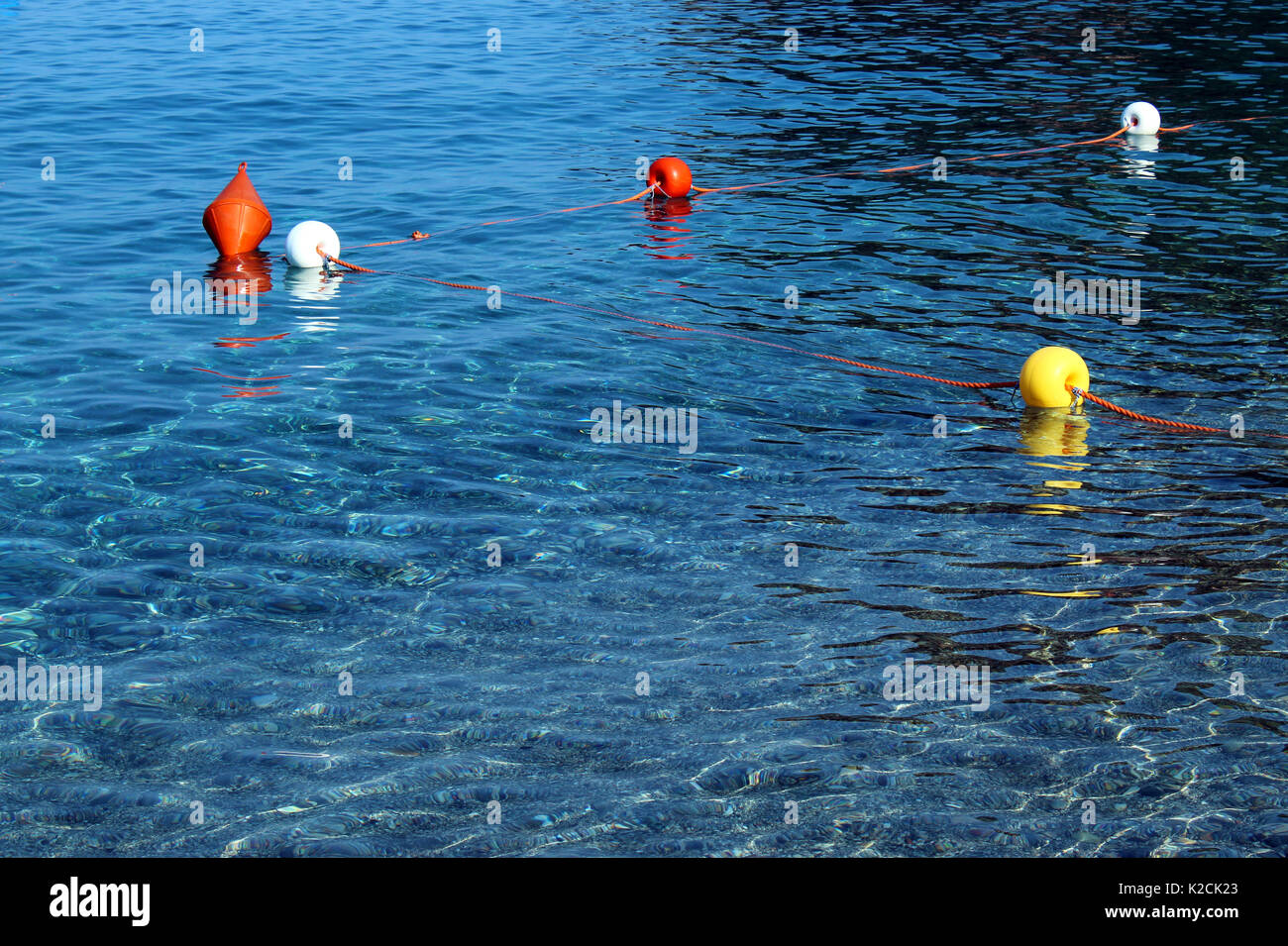 Floating yellow buoys hi-res stock photography and images - Alamy