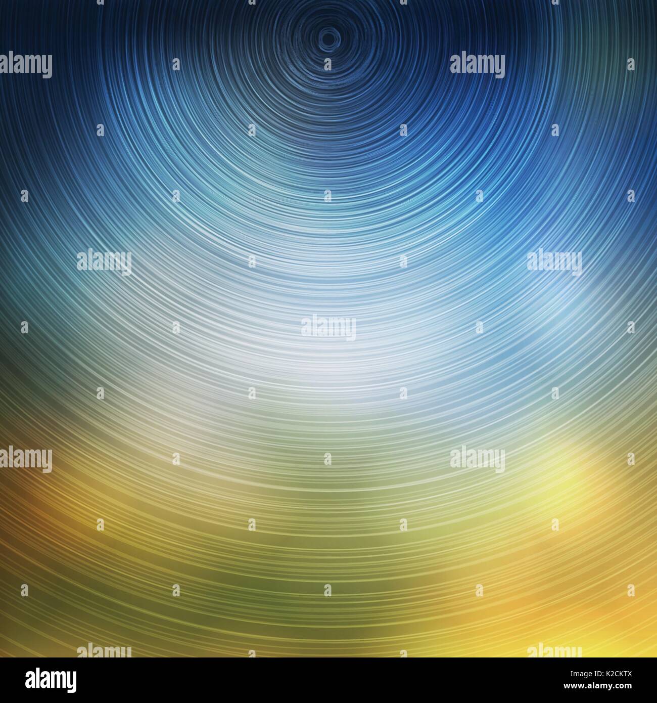 Abstract Colorful Concentric Circles Pattern on Blurred Background ...