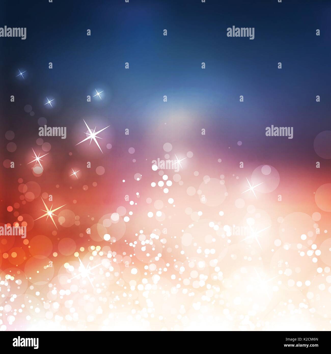 Colorful Sparkling Cover Design Template with Abstract, Blurred ...