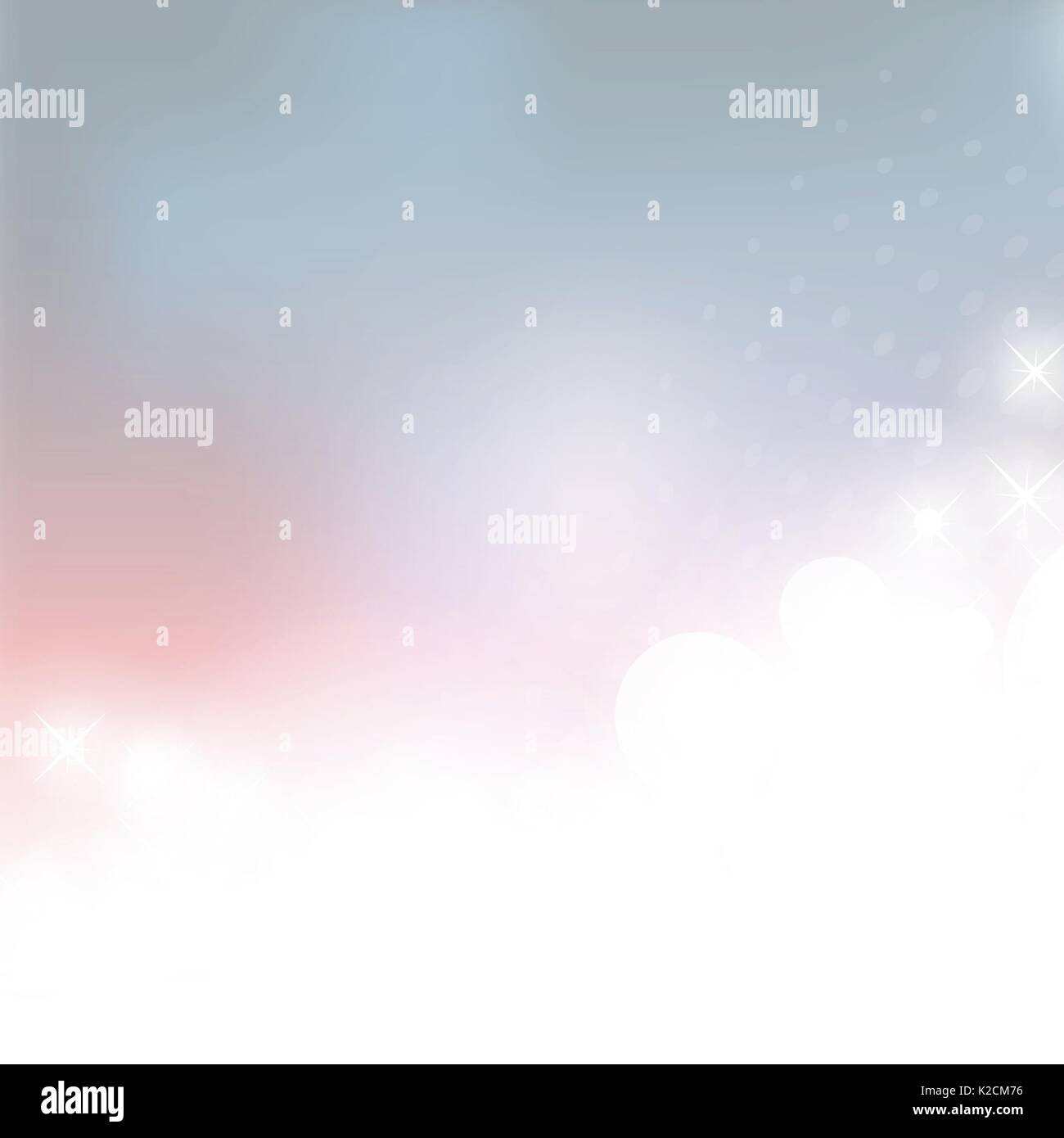 Colorful Bokeh Cover Design Template with Abstract, Blurred Background ...